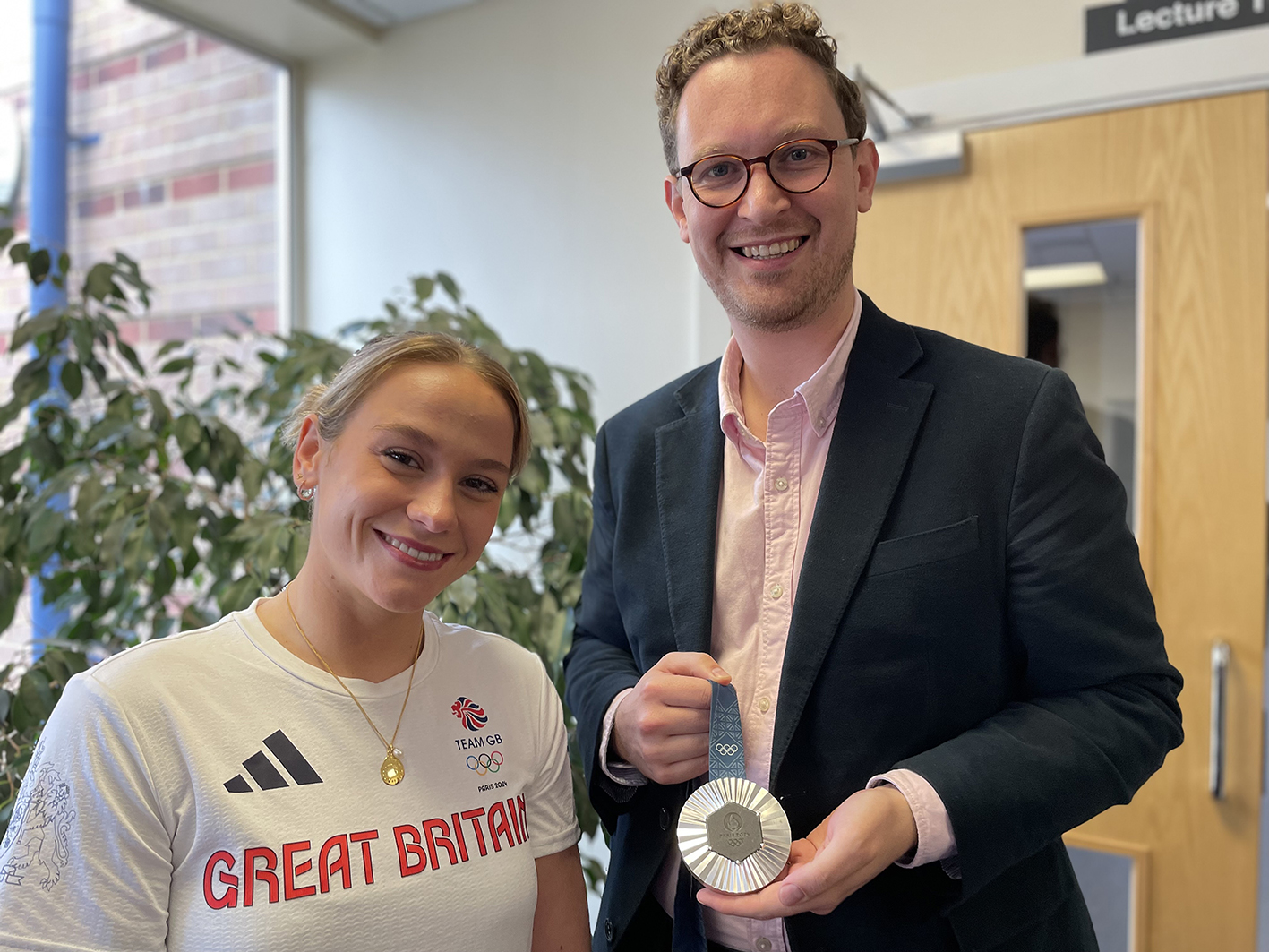 MP honours Olympic star - Bishposton Voice